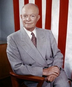 Dwight David Eisenhower, the 34nd U.S. president, speaking about Taras ...